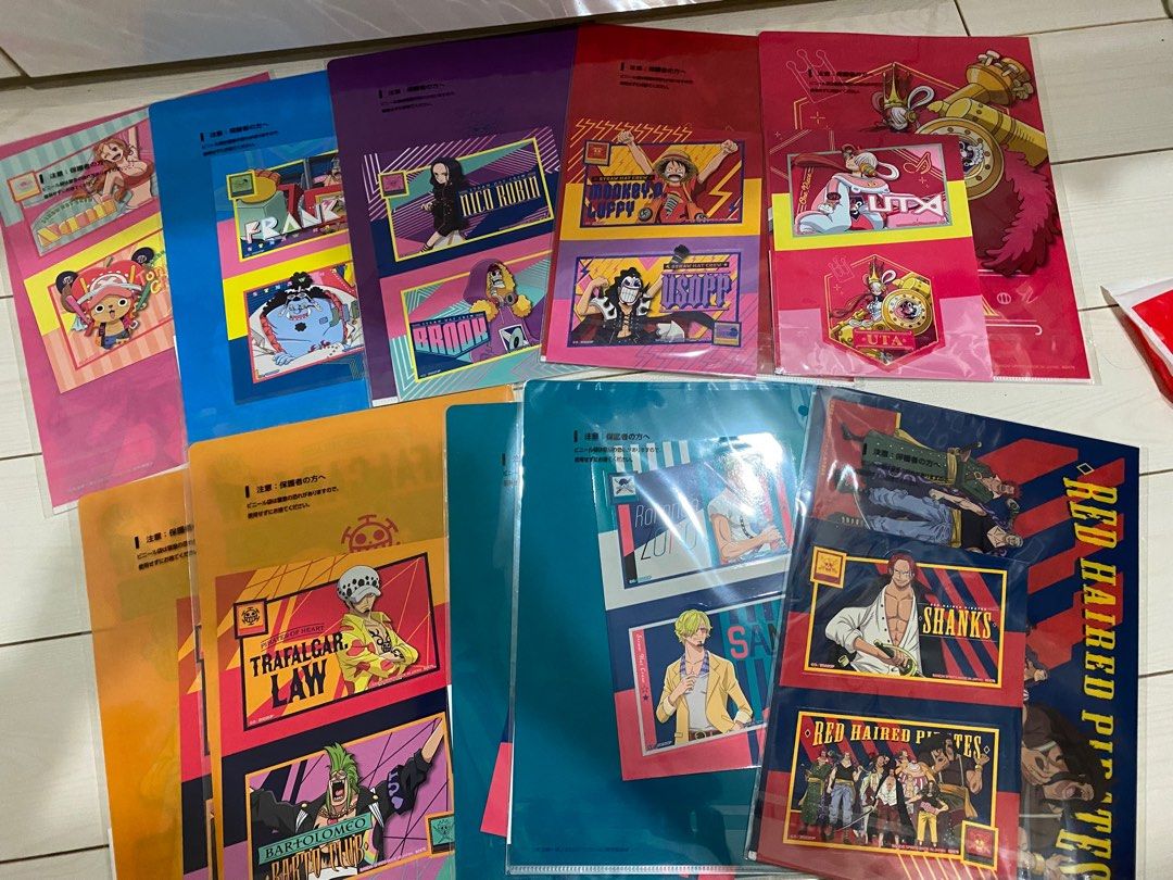 one piece kuji / one piece towel / op towel / op file / op bag / one ...