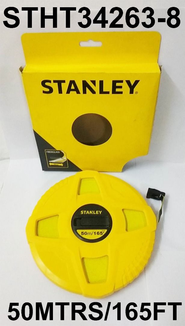 ORIGINAL STANLEY FIBERGLASS LONG TAPE MEASURE 50 MTRS/165FT STHT34263-8 ...