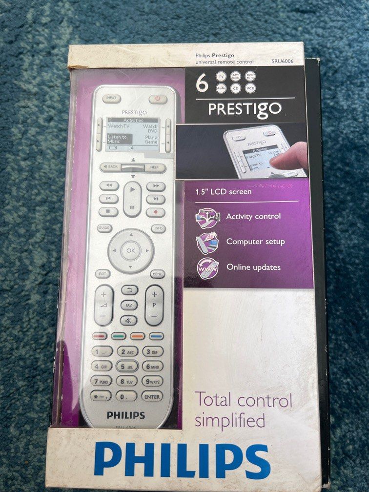 Philips Prestigo Universal Remote, TV & Home Appliances, TV ...