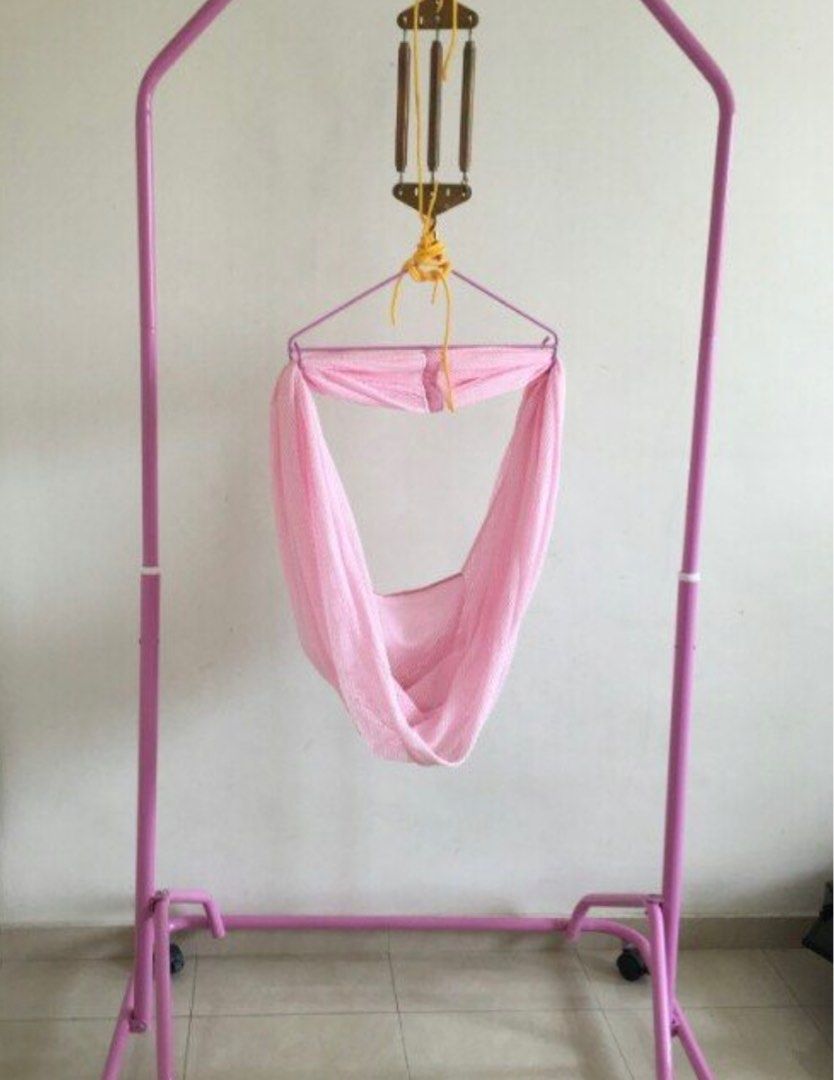 Pink Baby Yao Lan Spring Cradle, Babies & Kids, Baby Nursery & Kids ...