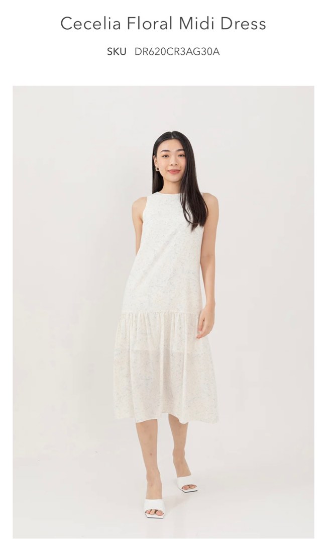 Playdress Cecelia Floral Midi Dress, Women's Fashion, Dresses & Sets ...