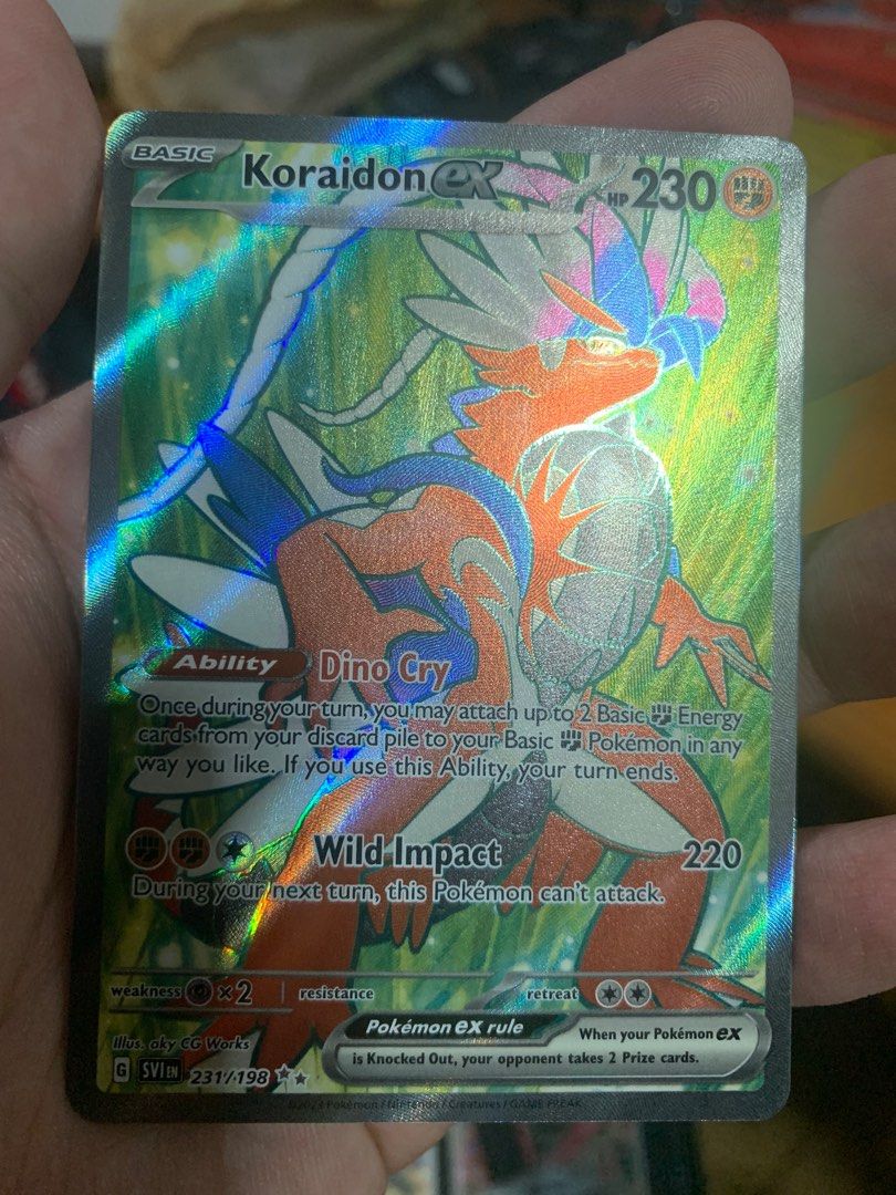 Pokemon Koraidon ex Full art SV01, Hobbies & Toys, Toys & Games on ...