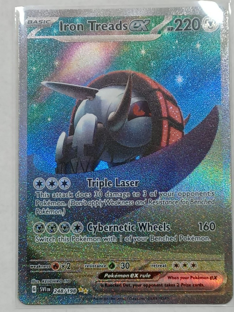 Pokemon TCG Iron Treads ex - 248/198 - Special Illustration Rare ...