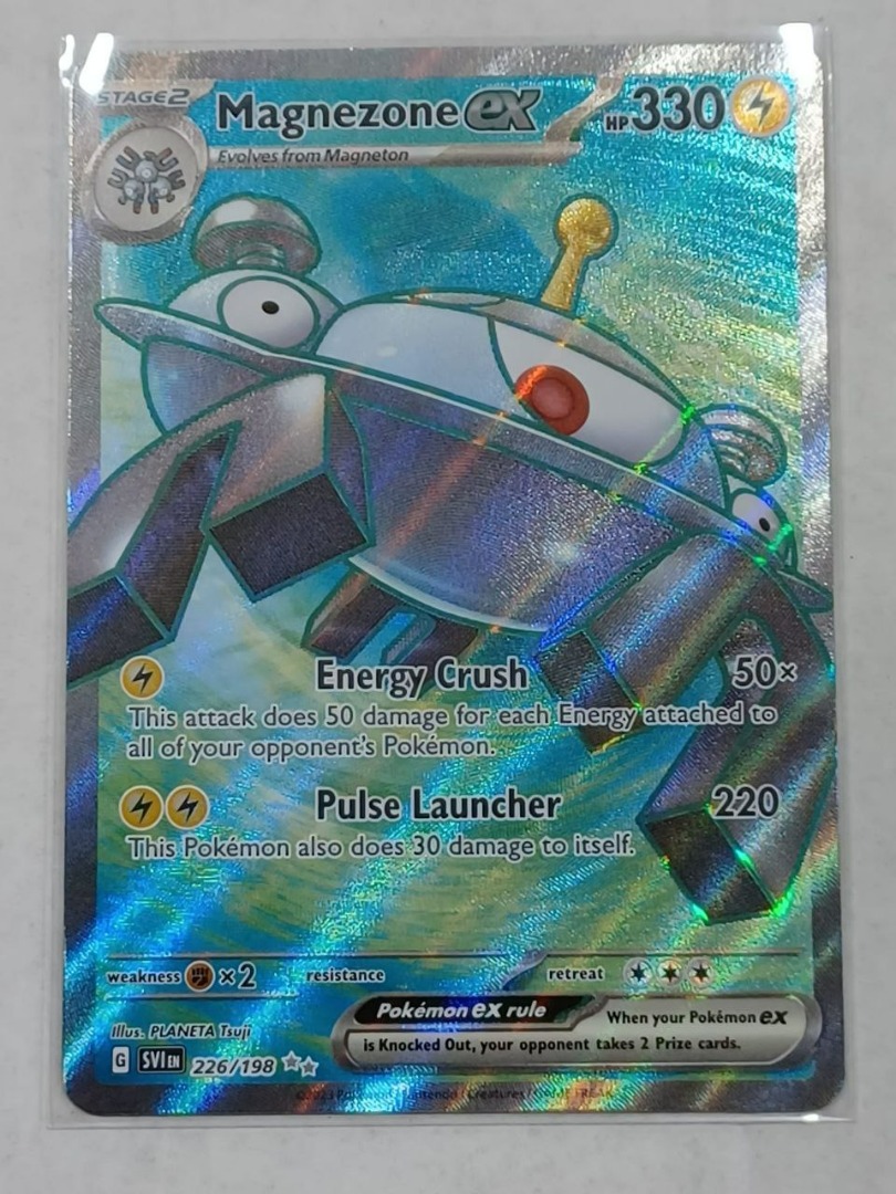 Pokemon TCG Magnezone ex - 226/198 - Full Art Secret Rare, Hobbies ...