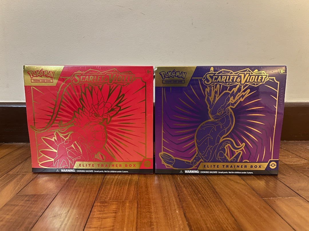 Pokemon TCG Scarlet & Violet ETB, Hobbies & Toys, Toys & Games on Carousell