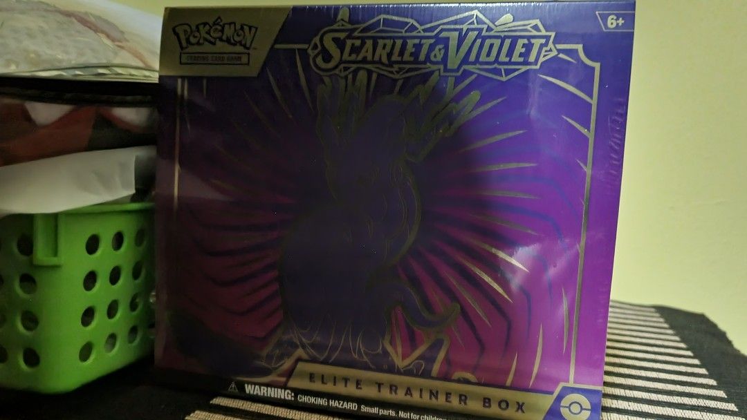 Pokemon TCG Scarlet and Violet ETB Elite Trainer Box, Hobbies & Toys ...