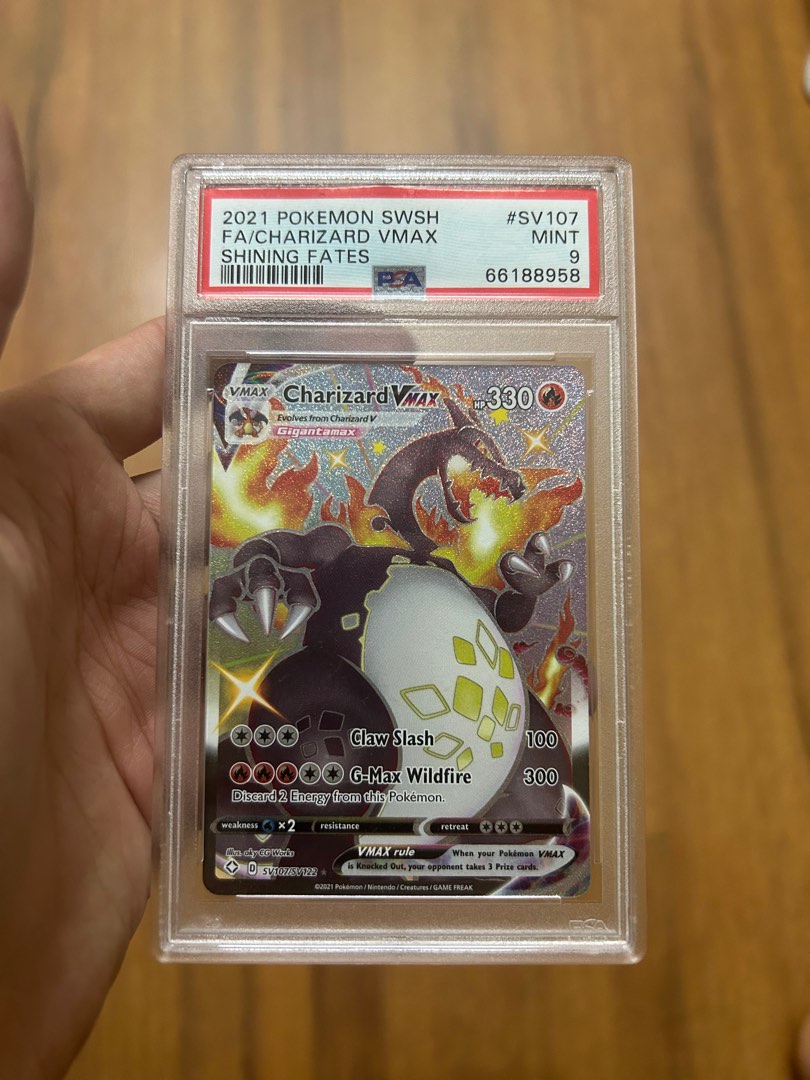 Pokemon tcg shining fates Charizard psa 9, Hobbies & Toys, Toys & Games ...