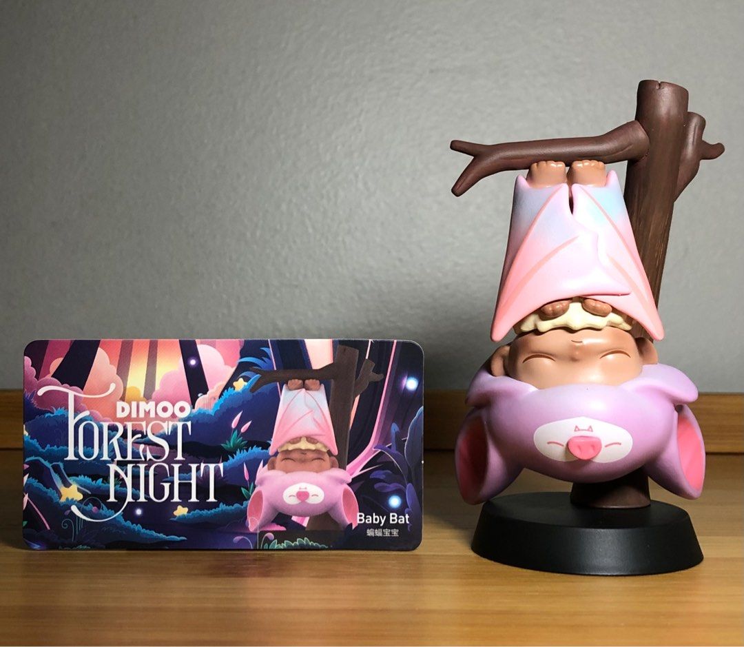 Popmart Dimoo Forest Night Baby Bat, Hobbies & Toys, Memorabilia ...