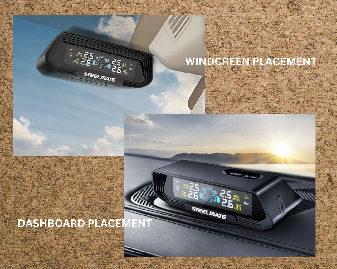 *RESTOCKED!* NEW E3 PRO STEELMATE WIRELESS EXTERNAL TPMS (TYRE PESSURE ...