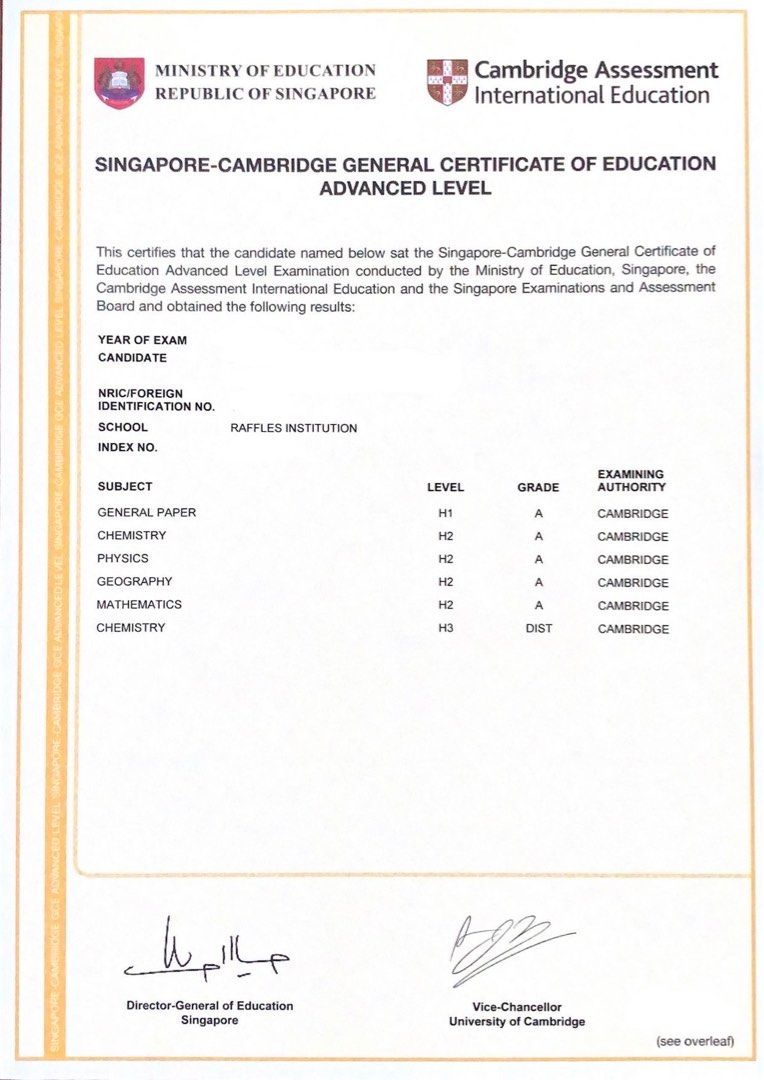 PSLE O N A Level IB IGCSE AP Preschool Kindergarten Primary Secondary ...