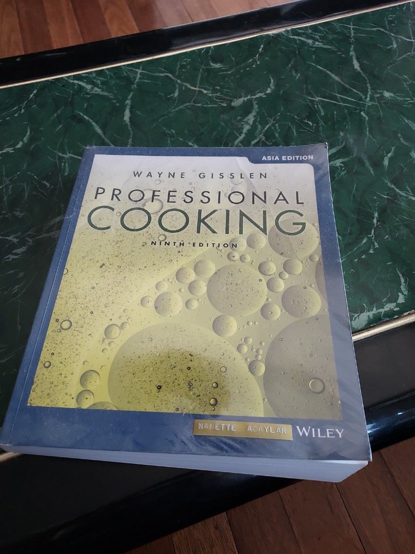 Professional Cooking Wayne Gisslen Asia Edition, Hobbies & Toys, Books ...