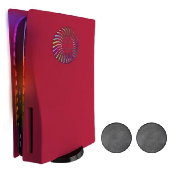 PS5 Disc Face Plate (RED), Video Gaming, Video Game Consoles ...