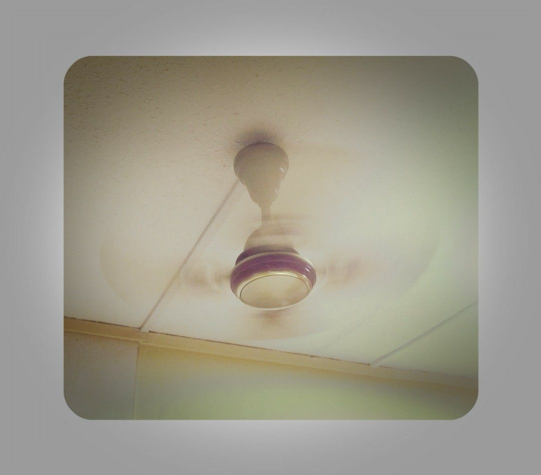 Rare small/baby Ceiling Fan (60cm), Furniture & Home Living, Lighting ...