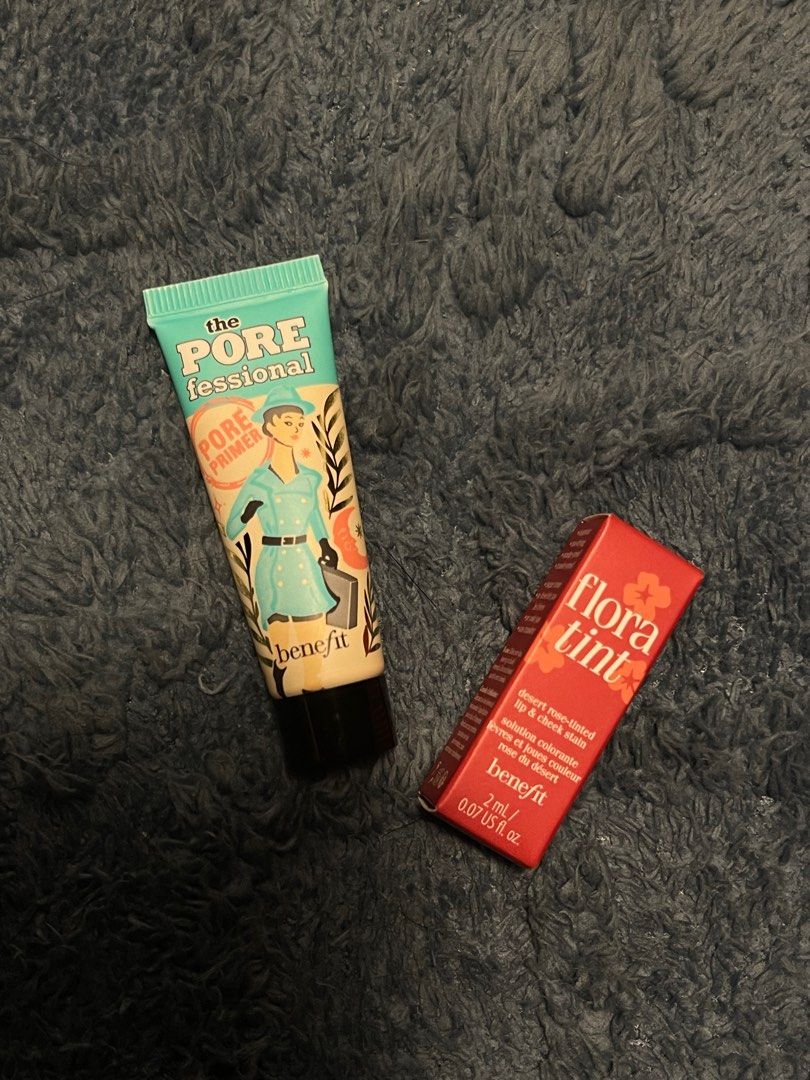 READYSTOCK BENEFIT THE PORE FESSIONAL FACE PRIMER 7.5ML and flora tint ...