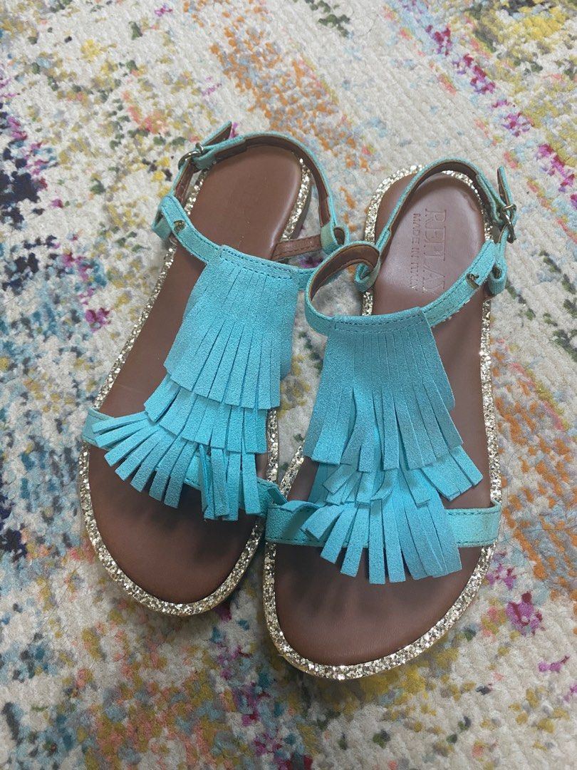 Replay flat sandals, Women's Fashion, Footwear, Sandals on Carousell