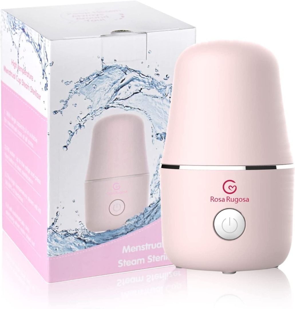 ROSA RUGOSA Menstrual Cup Sterilizer, Steamer Cleaner 3-in-1 for Cleans ...