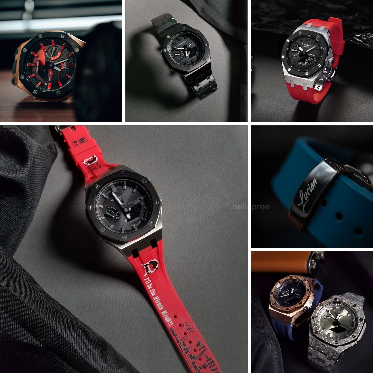 Royal CasiOak Customized Signature Watch G-Shock CasiOak GA-2100 Custom ...