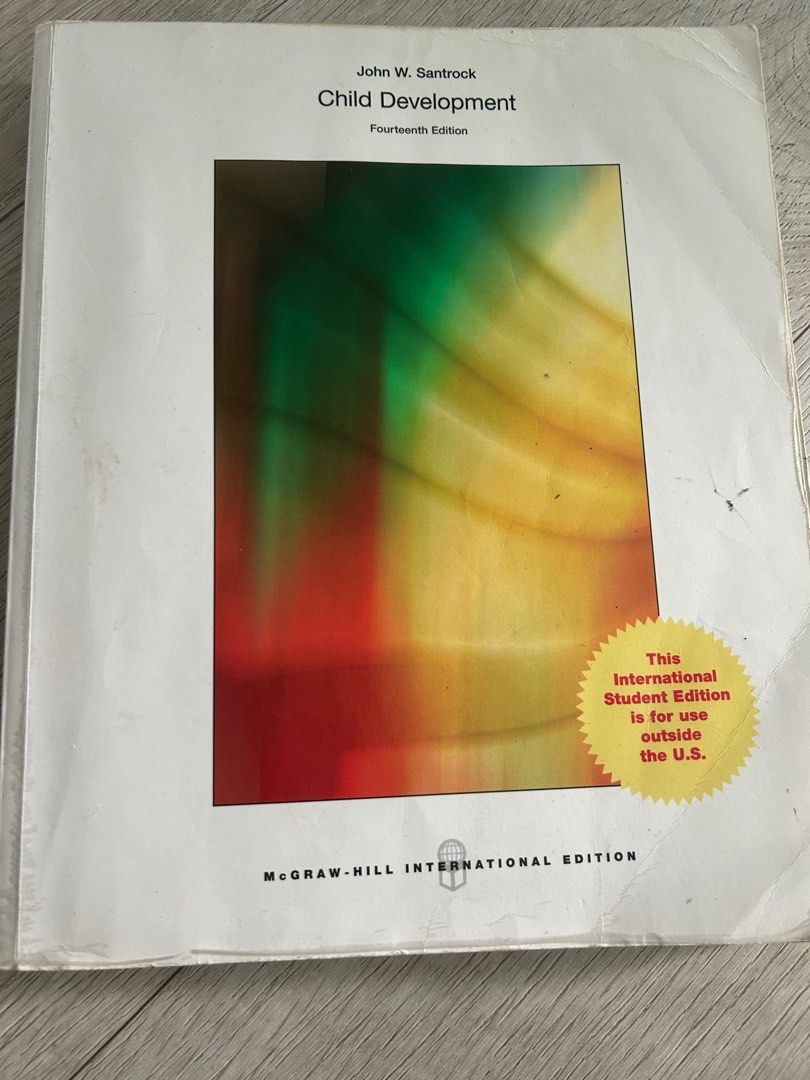 Santrock, child development 14th edition, Hobbies & Toys, Books ...