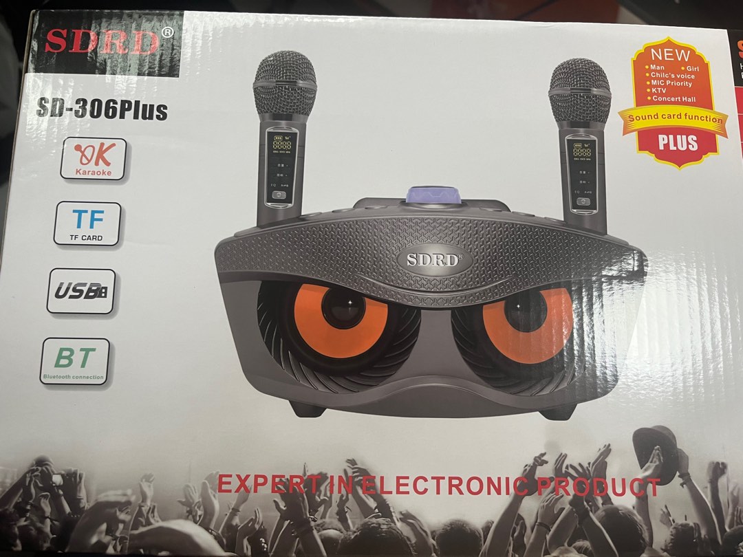 SDRD Karaoke Speaker with Microphone (plus version upgraded), Audio ...
