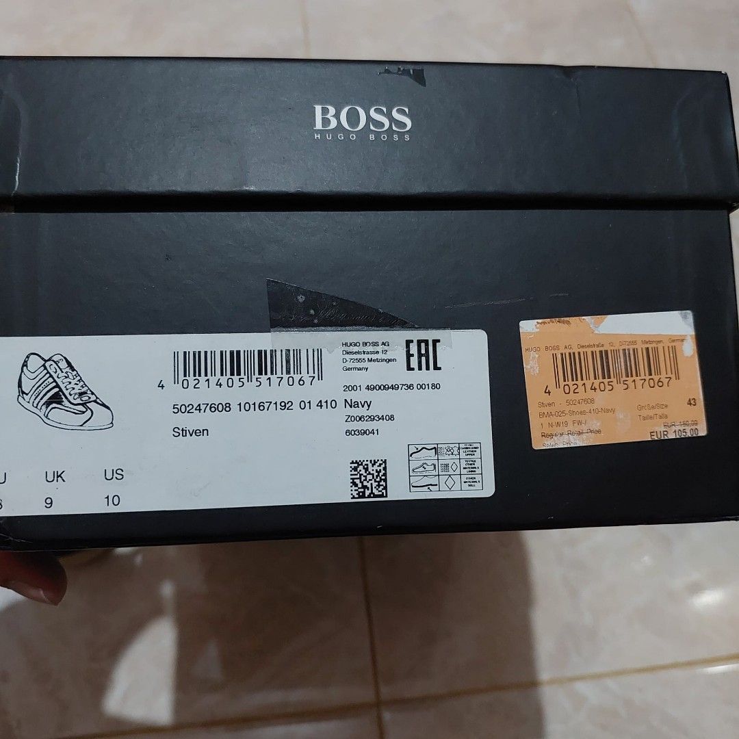 Sepatu hugo boss, Fesyen Pria, Sepatu , Sneakers di Carousell