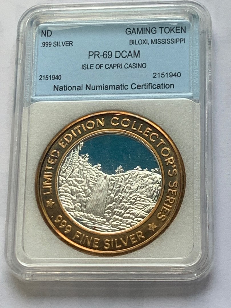 Silver Gaming Token - Mississippi, Hobbies & Toys, Memorabilia ...