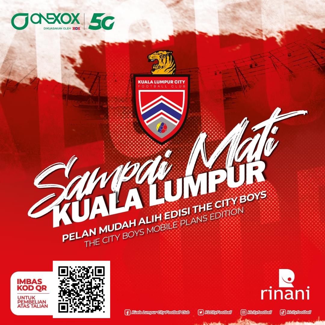 SIMKAD ONEXOX 5G FOOTBALL CLUB SUPPORTER PAHANGFC PERAKFC KLFC ...
