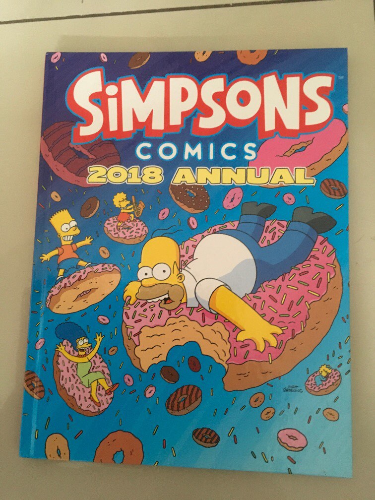 Simpsons 2018 annual comic, Hobbies & Toys, Books & Magazines, Comics ...