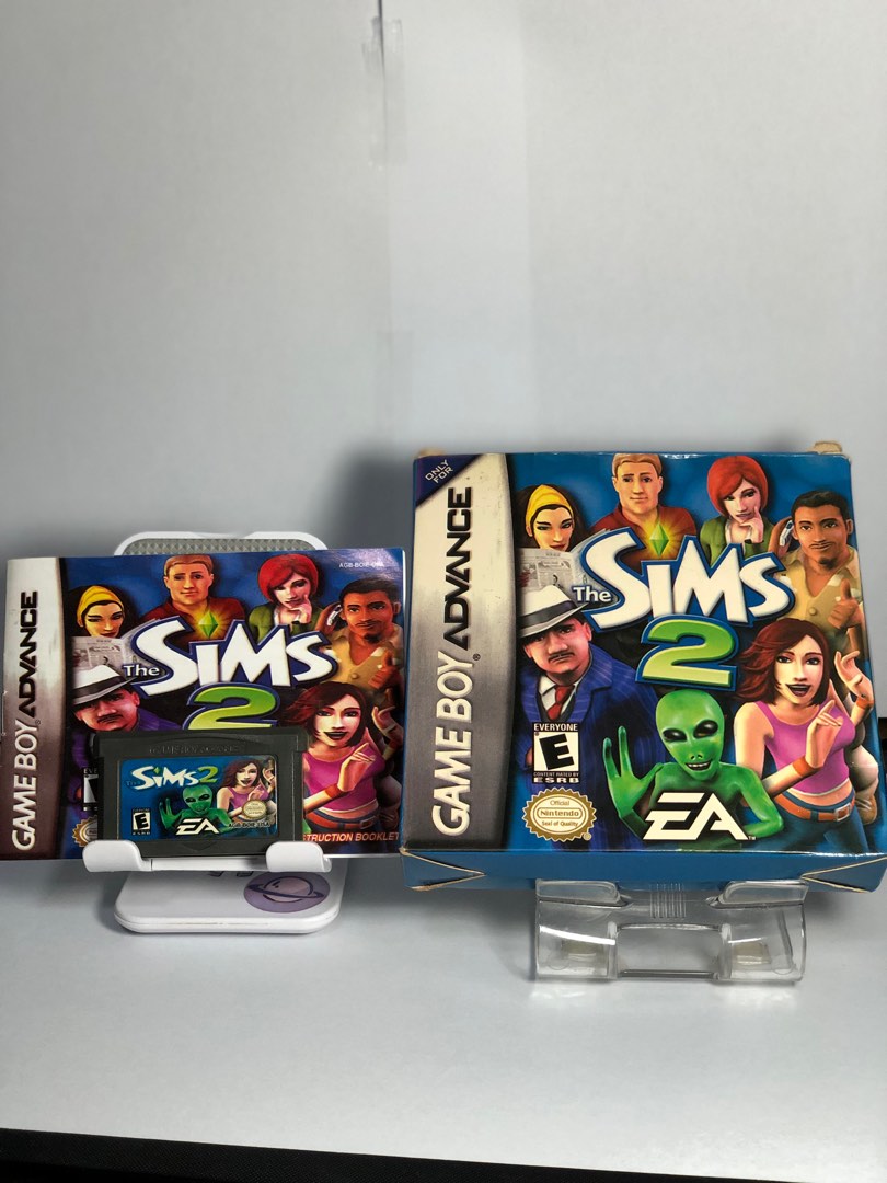 Sims 2 Gameboy Advance GBA Cartridge with box and manual on Carousell