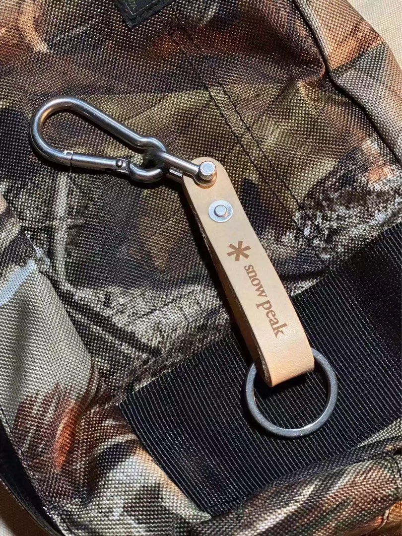 Snow Peak Leather Key Ring Fob, Men's Fashion, Watches & Accessories ...