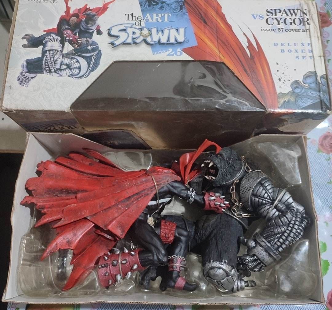 SPAWN VS CY-GOR MC FARLANE TOYS, Hobbies & Toys, Memorabilia & Collectibles, Vintage ...