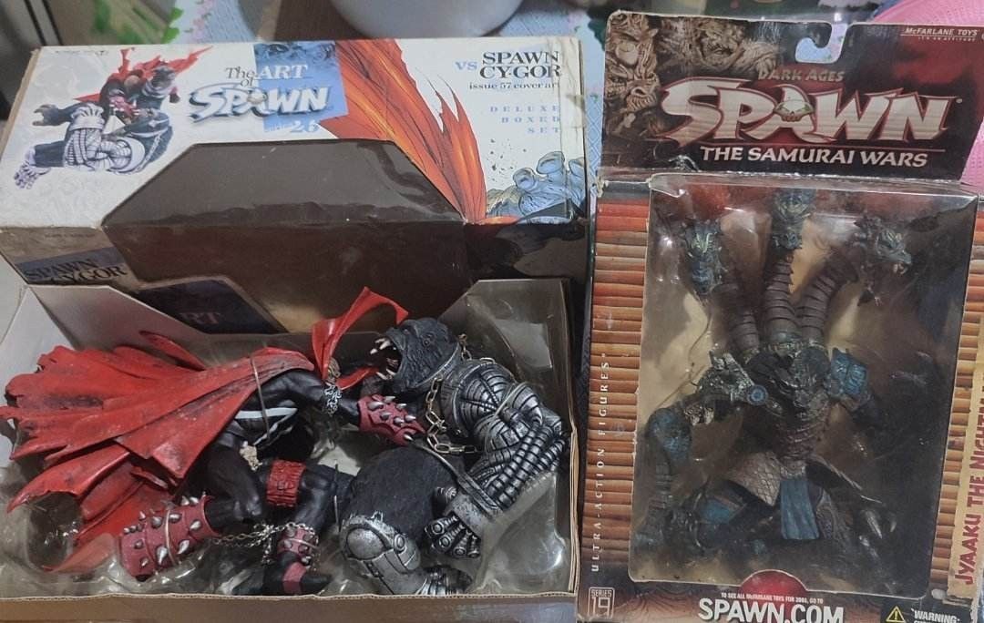 SPAWN VS CY-GOR MC FARLANE TOYS, Hobbies & Toys, Memorabilia & Collectibles, Vintage ...