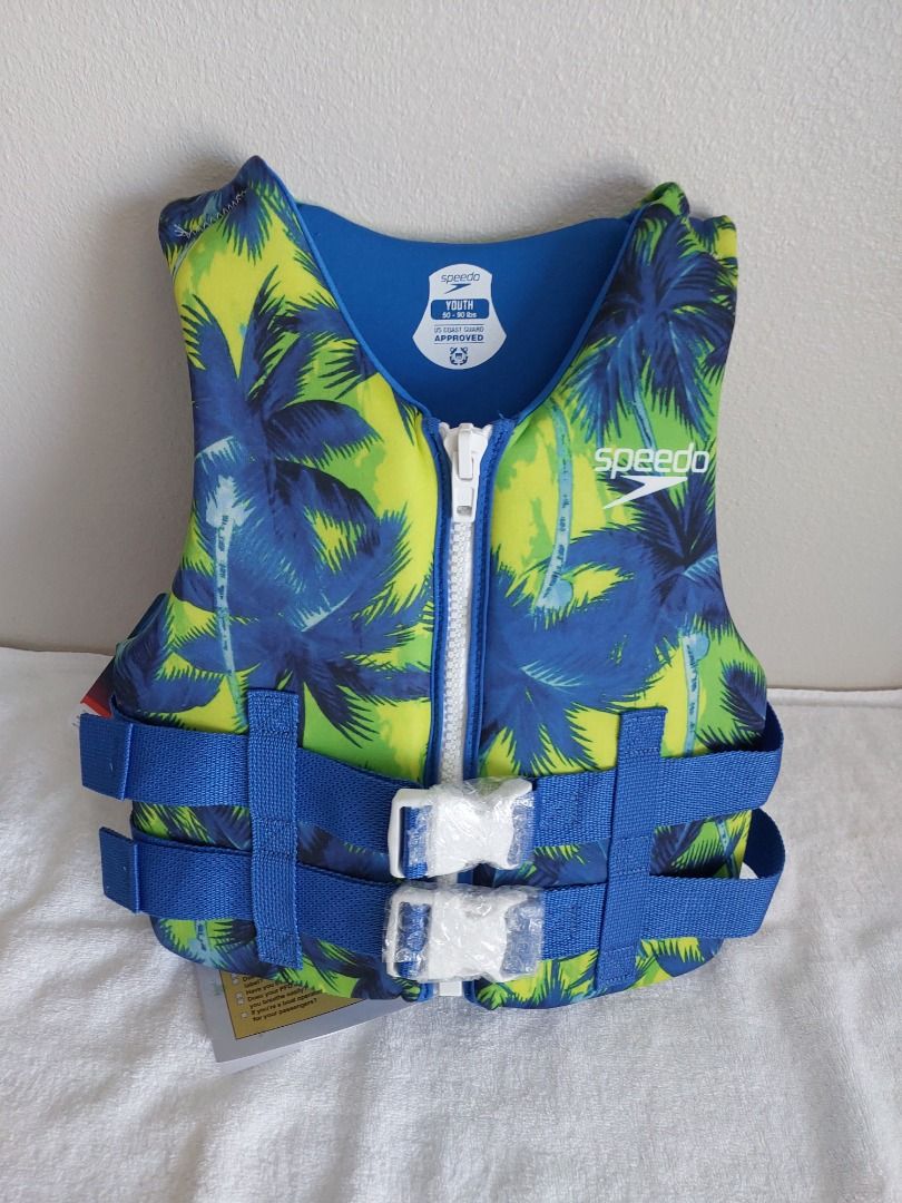 Speedo Lifevest Life Jacket Kids PFD Youth Ages 8-14 NewUSA on Carousell