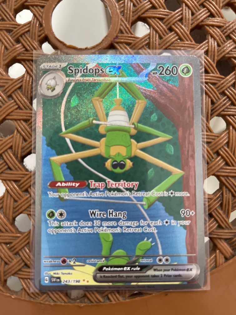 Spidops EX special illustration rare. Pokemon sv1, Hobbies & Toys, Toys ...