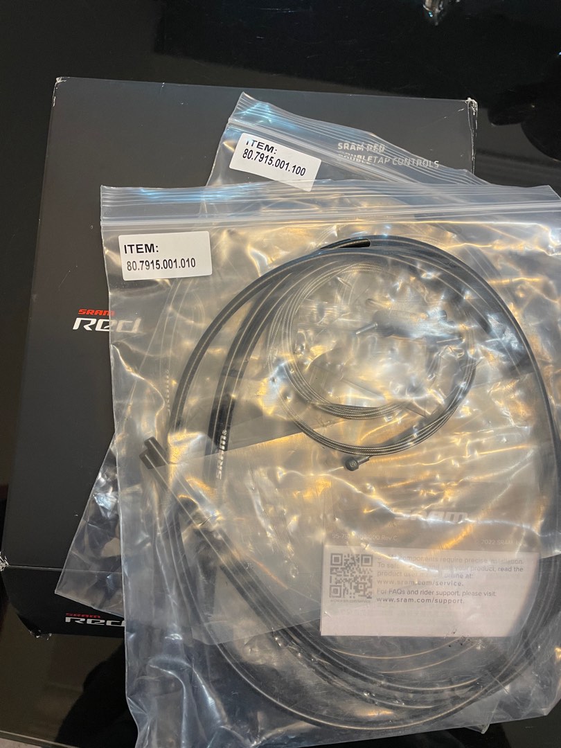 Sram Red Brake & Shift Housing and Cable Set, Sports Equipment ...