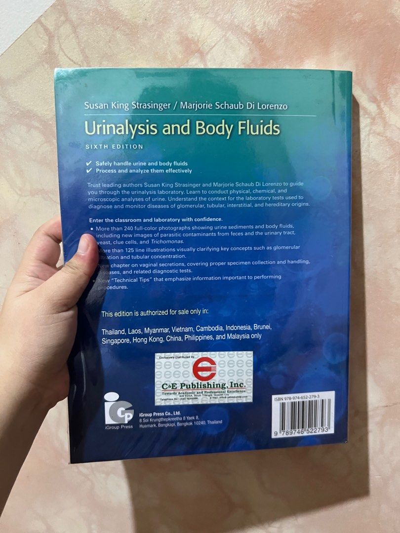 Strasinger Urinalysis and Body Fluids 6th Edition, Hobbies & Toys ...