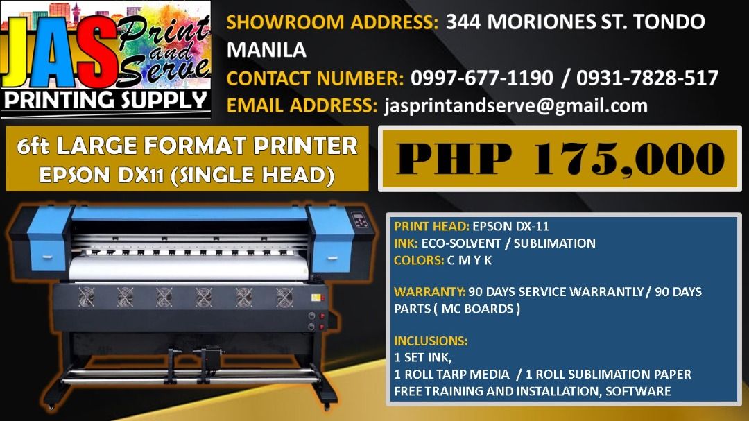 SUBLIMATION / TARPAULIN PRINTER, Computers & Tech, Printers, Scanners ...