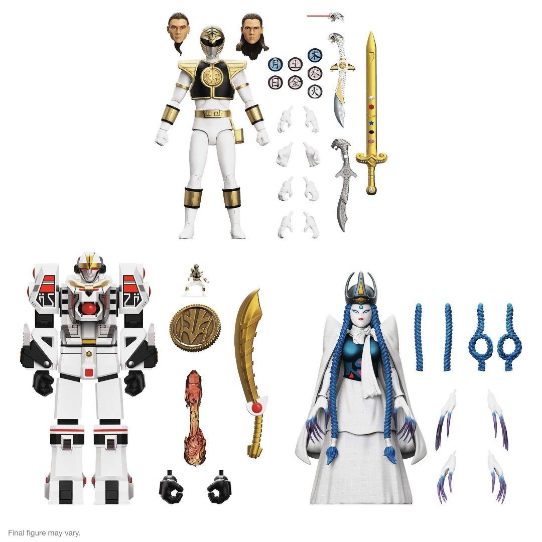 Super7 Mighty Morphin Power Rangers ULTIMATES! Wave 4 - White Tigerzord ...
