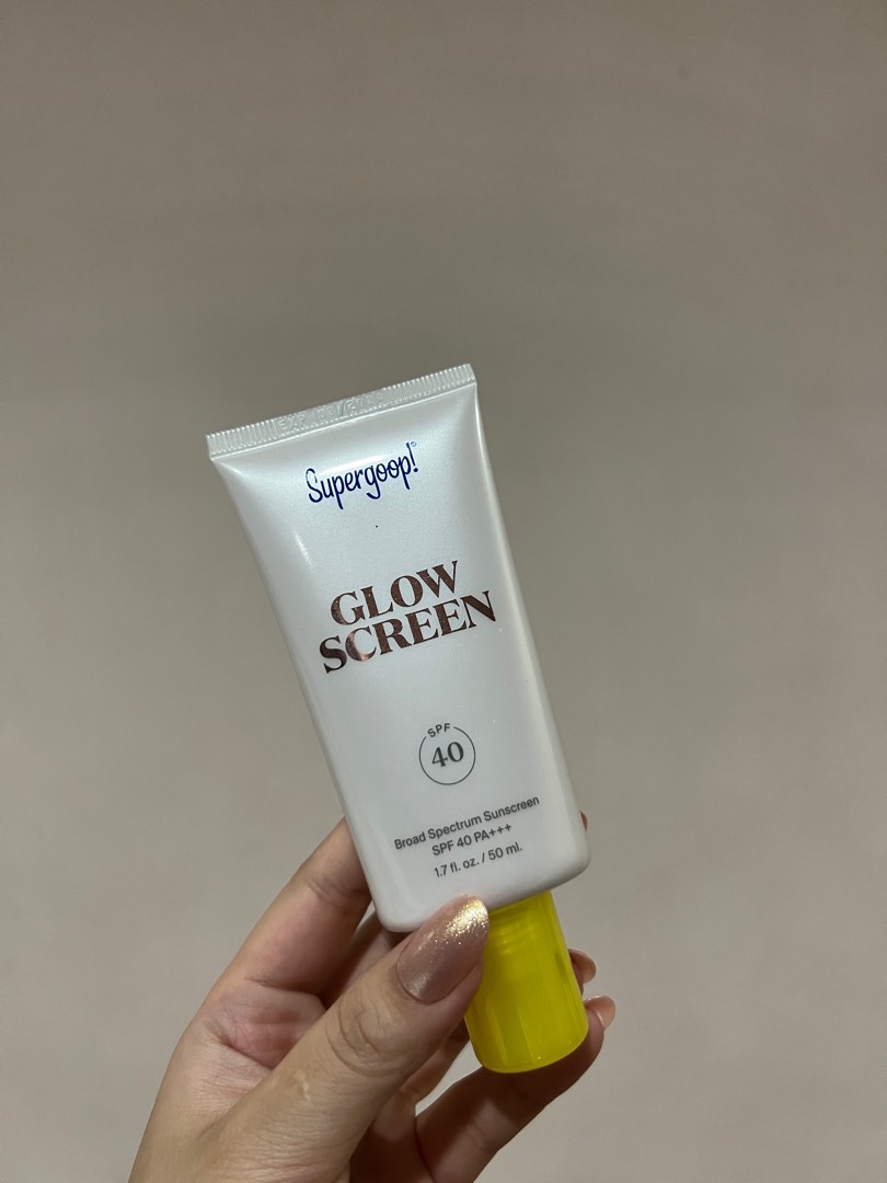 Supergoop! Glow Screen Sunscreen 50mL, Beauty & Personal Care, Face ...