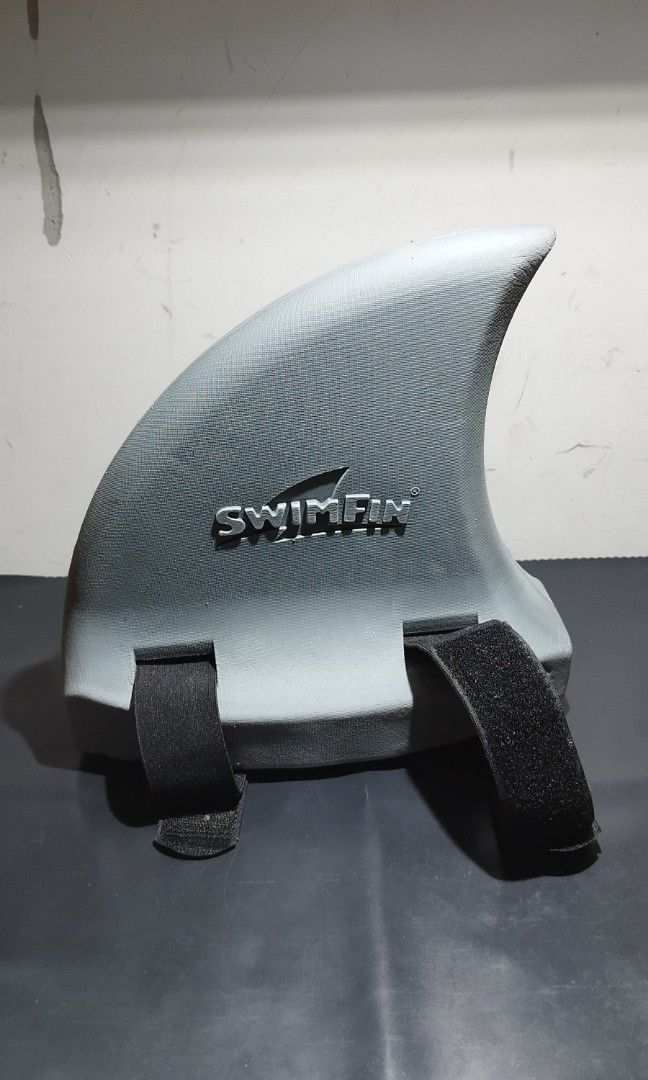 SWIMFIN grey kids floating aid, Sports Equipment, Other Sports Equipment and Supplies on Carousell