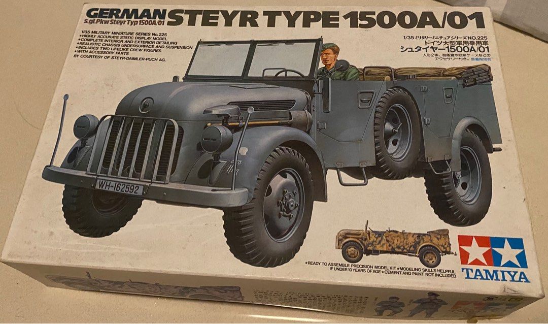 Tamiya 1/35 German Steyr type 1500A, Hobbies & Toys, Memorabilia ...