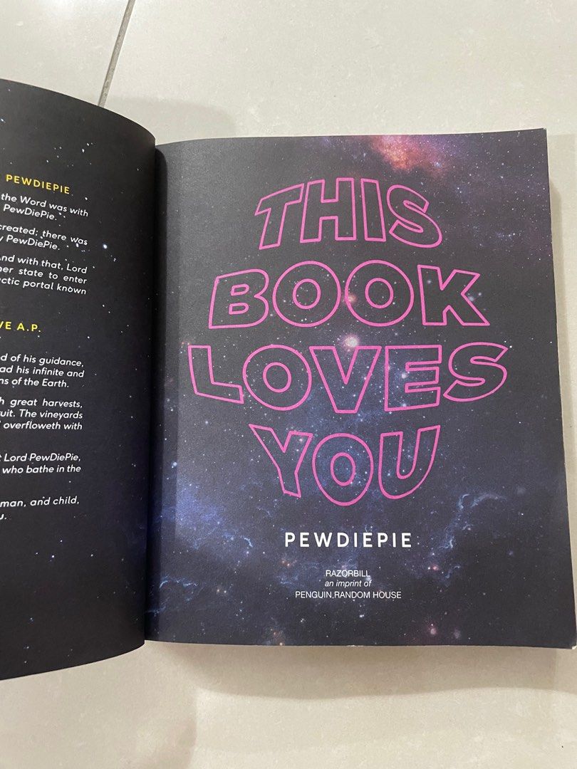 This Book Loves You by Pewdiepie, Hobbies & Toys, Books & Magazines ...