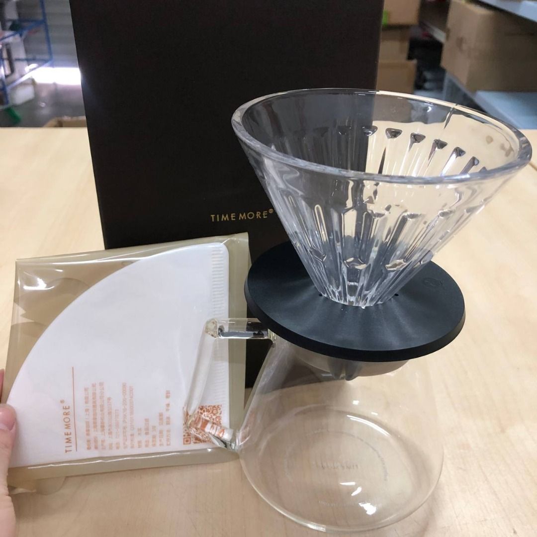 Timemore - Glass Crystal Dripper + Server Set 01/02 Gift Set, TV & Home ...