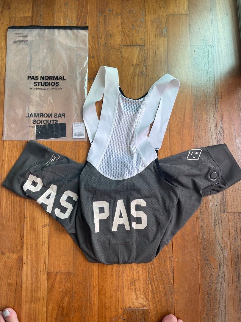 TKO Pas Normal Studios Cycling bib DARK GREY PNS, Sports Equipment ...