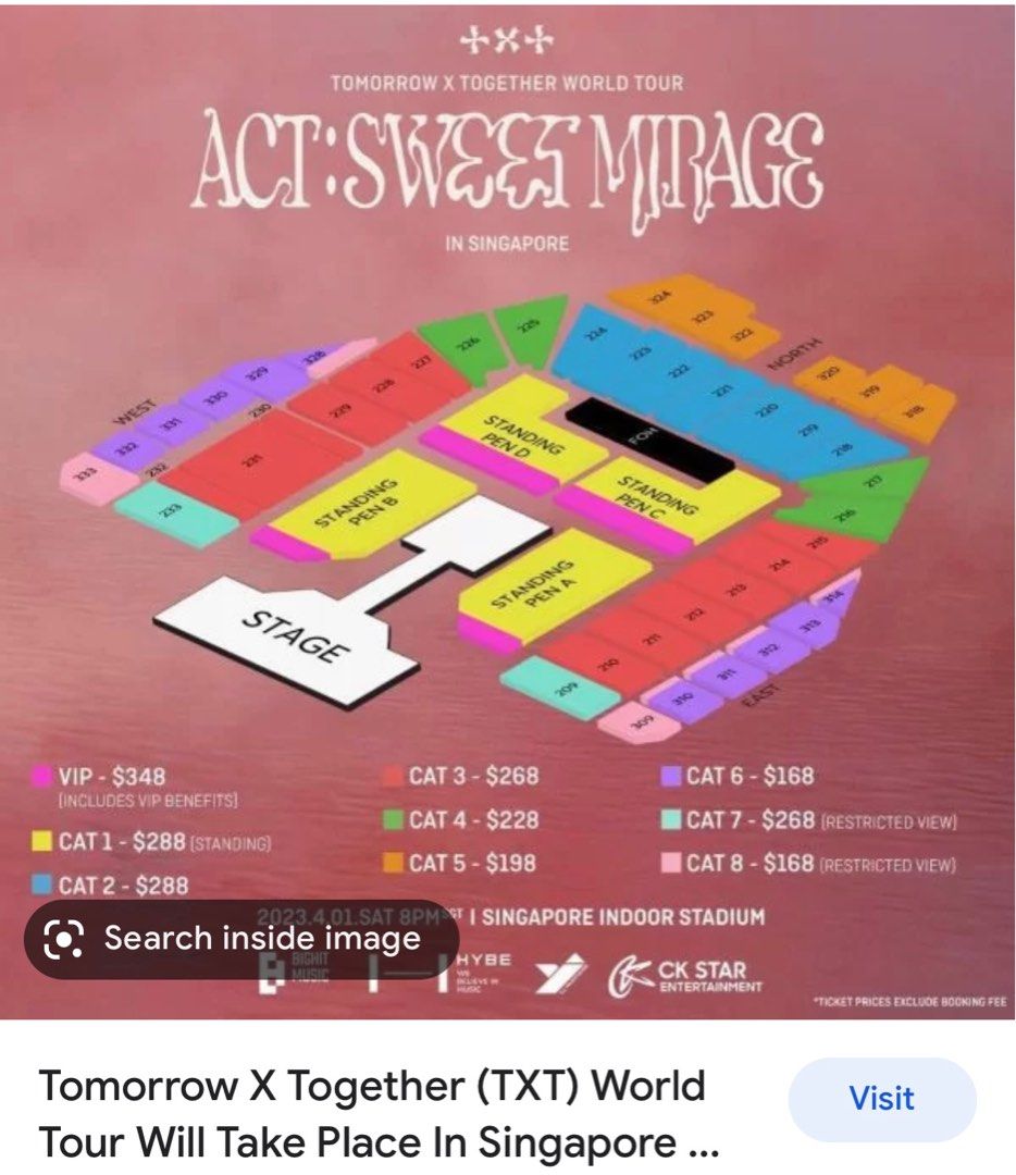 Tomorrow X Together TXT 1st April concert ticket, Tickets & Vouchers ...