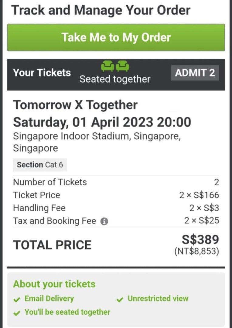 Tomorrow X Together TXT 1st April concert ticket, Tickets & Vouchers ...