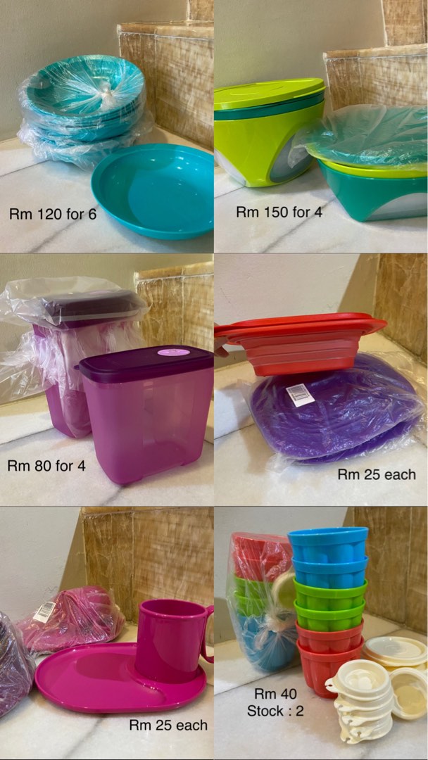 Tupperware 100%, Furniture & Home Living, Kitchenware & Tableware, Food ...