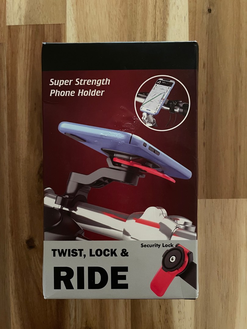 Twist, Lock & Ride Phone Holder, Motorcycles, Motorcycle Accessories on ...