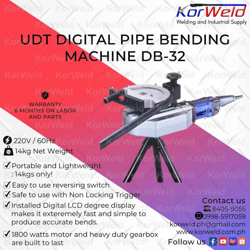 UDT Digital Pipe Bending Machine DB-32, Commercial & Industrial ...
