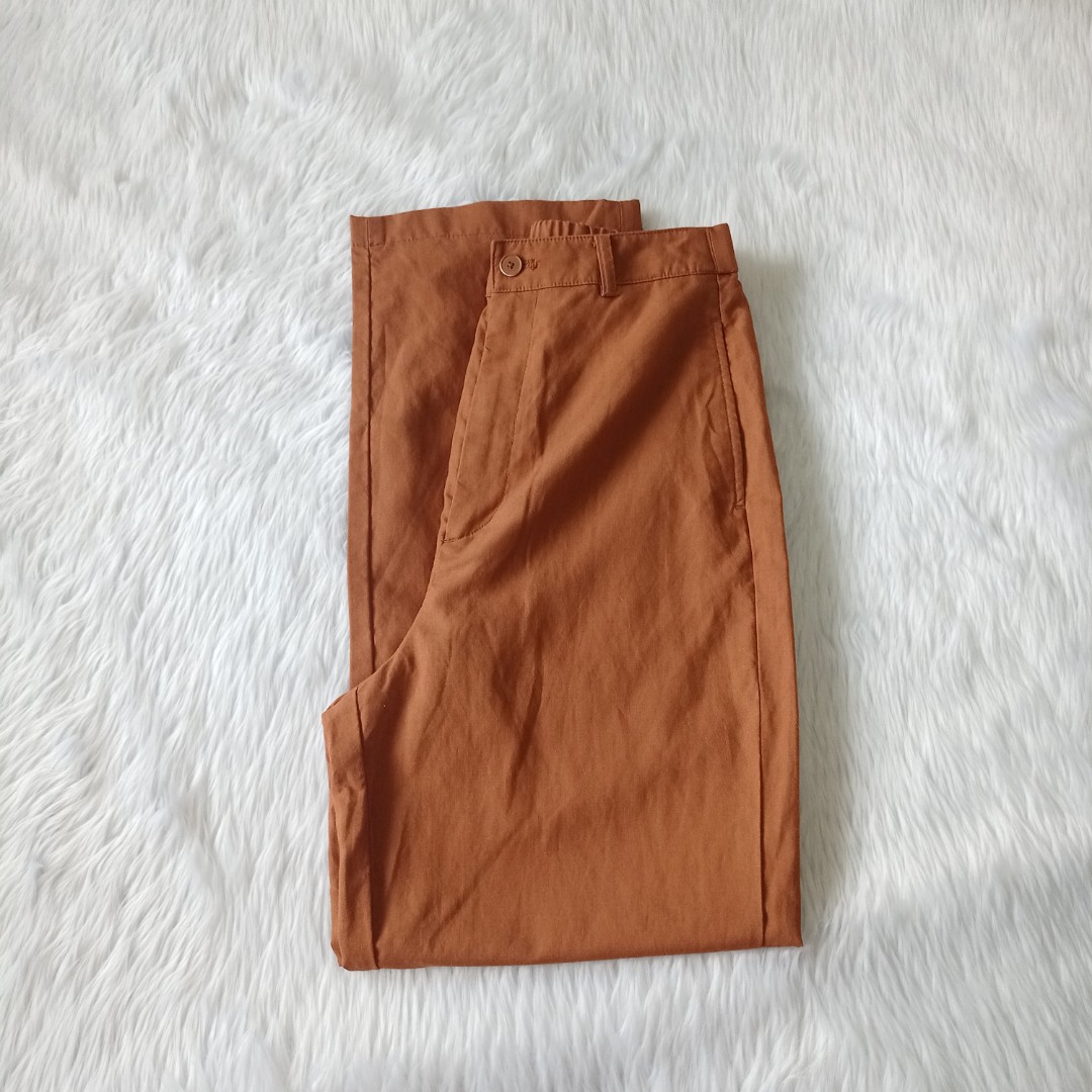 UNIQLO Linen Rayon Pants, Women's Fashion, Bottoms, Other Bottoms on ...