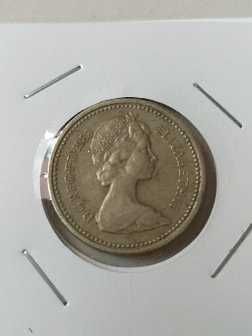 United Kingdom Coin,1 Pound 1983, Hobbies & Toys, Collectibles ...